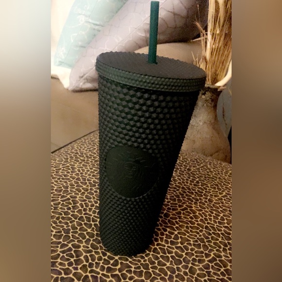 Starbucks | Dining | Starbucks Matte Dark Hunter Green Studded Spike ...